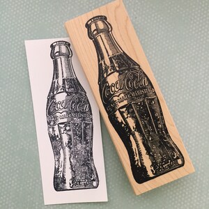 Big Bottle of Coke Rubber Stamp 618 - Etsy