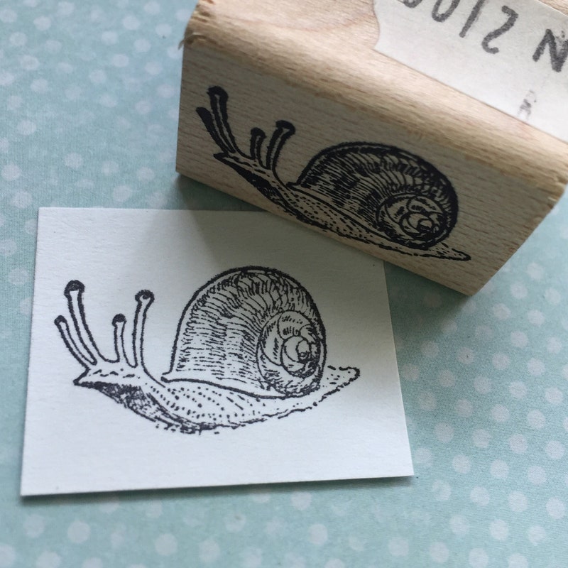 Snail Mail Stamp - Etsy