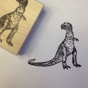 T Rex Dinosaur Wood Mounted Rubber Stamp 952 - Etsy