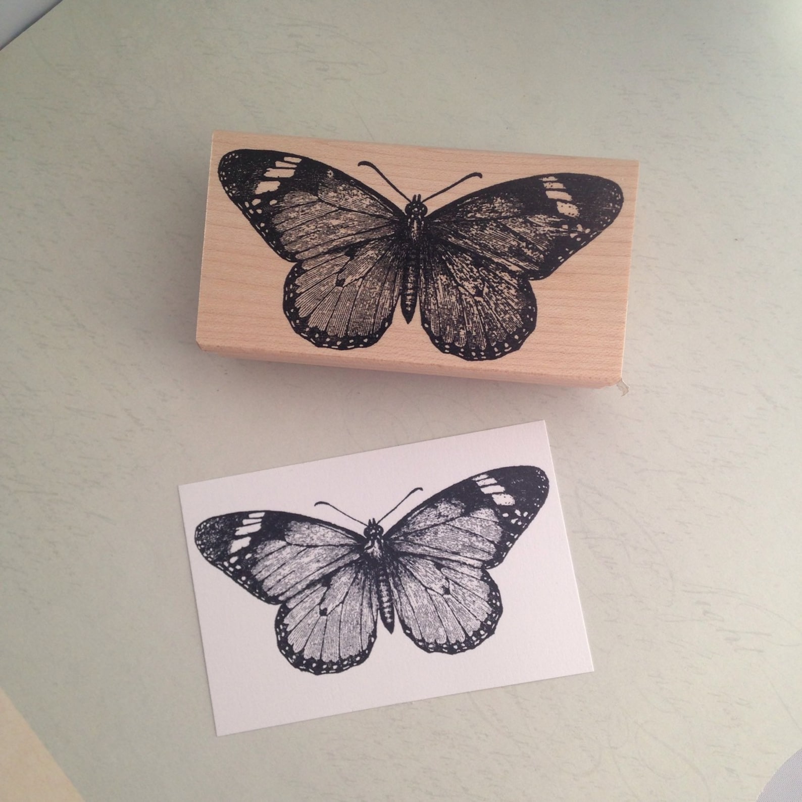 Monarch Butterfly Rubber Stamp for Planners Journals and DIY | Etsy
