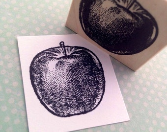 Large Apple Stamp - Etsy