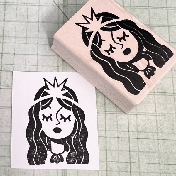 Princess Stamp - Etsy