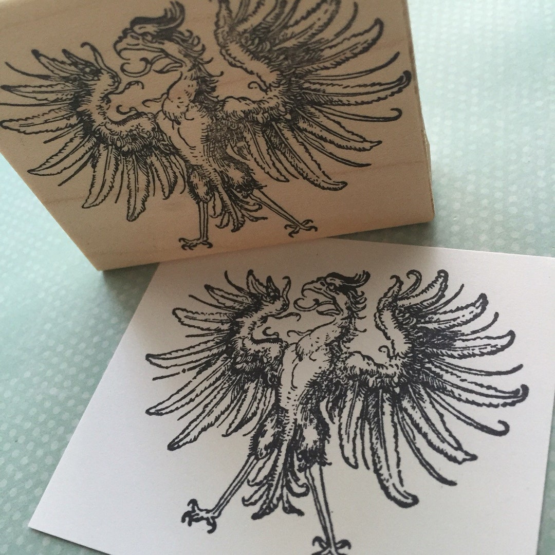 Phoenix Rubber Stamp 5885 - Etsy