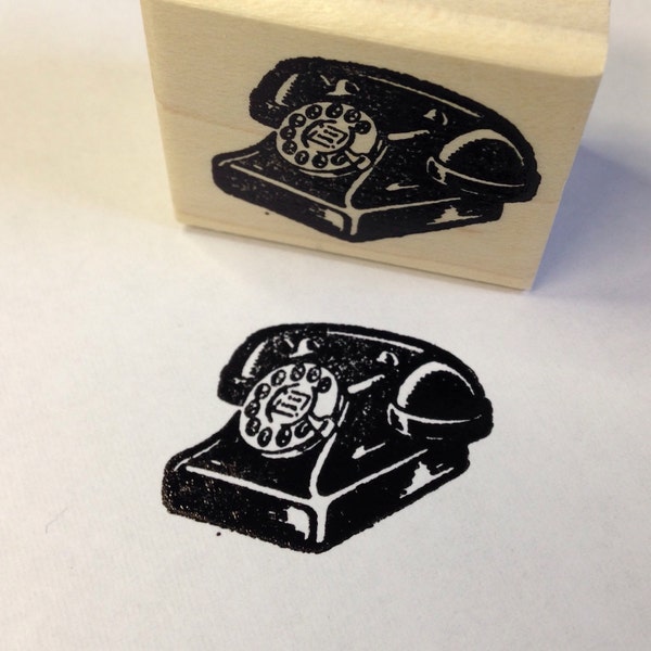 Telephone Stamp - Etsy