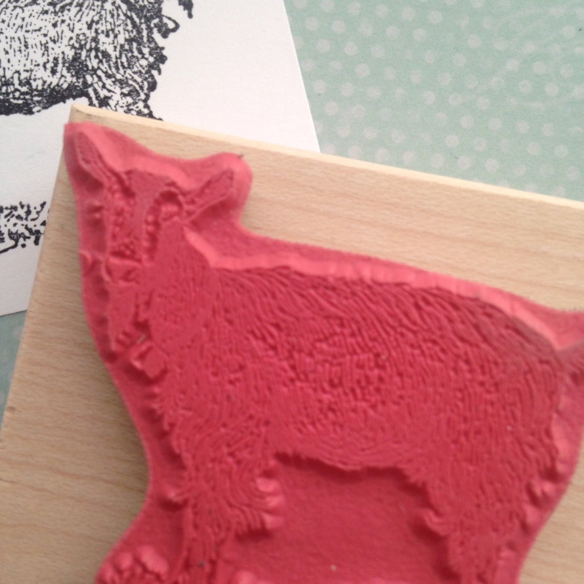 Good Goat Wood Mounted Rubber Stamp 4244 - Etsy