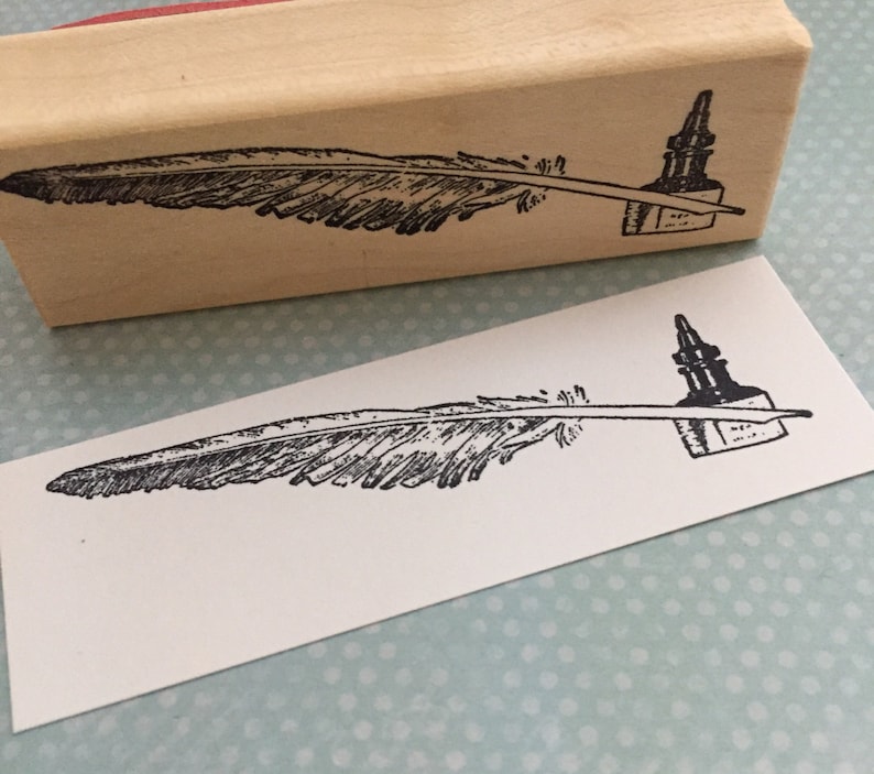 Tinte und Feder Stift Stempel für Journaling und Brief schreiben 6299 ...