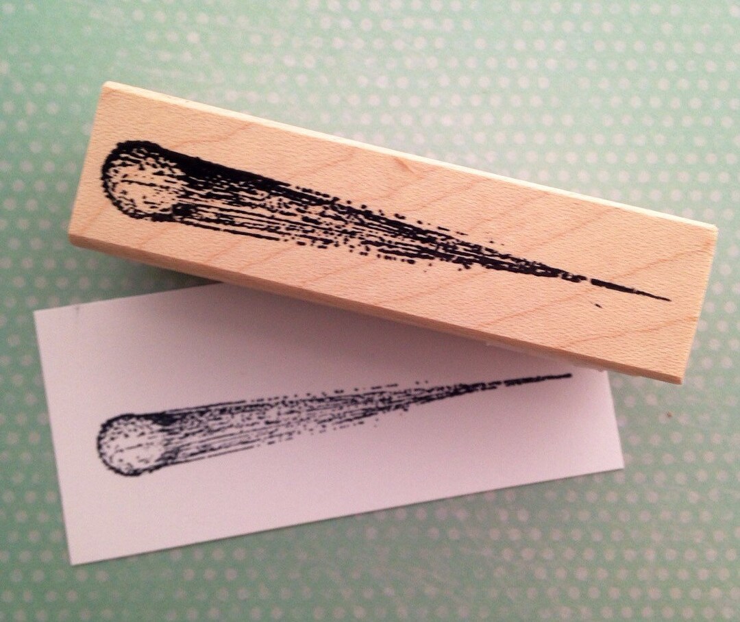 Comet Rubber Stamp 4907 - Etsy