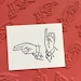 Sign Language Alphabet Unmounted Rubber Stamp - Etsy