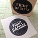 Fight Racism Rubber Stamp | Etsy