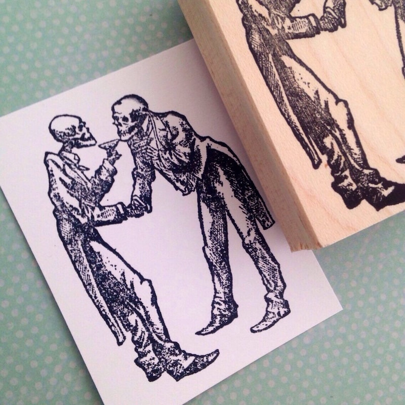 Skeleton Stamps - Etsy