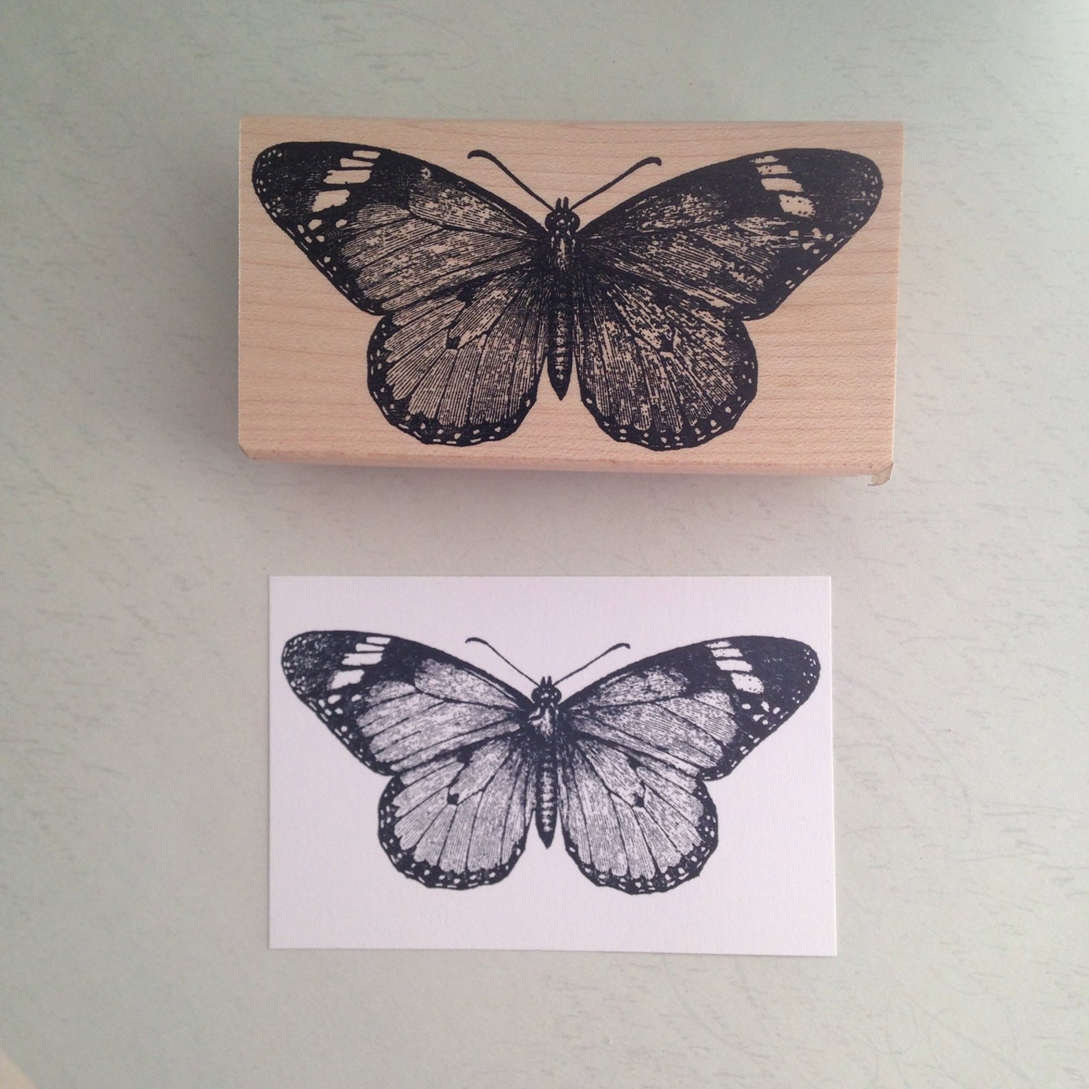 Monarch Butterfly Rubber Stamp for Planners, Journals, and DIY Crafts ...