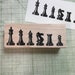 Chess Pieces Rubber Stamp - Etsy