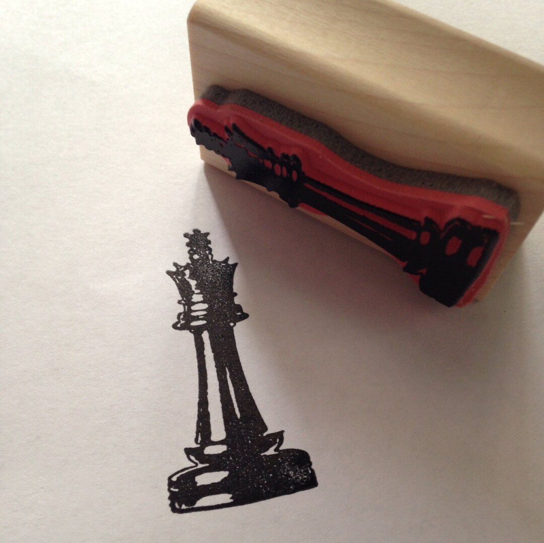 King Chess Piece Rubber Stamp 6533 - Etsy