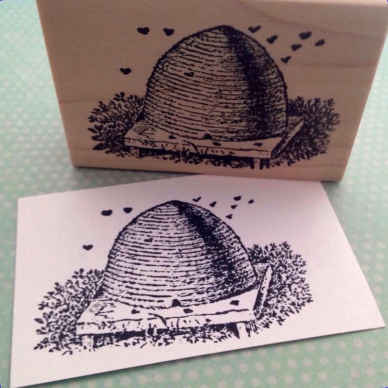 Honey Bee Stamp - Etsy