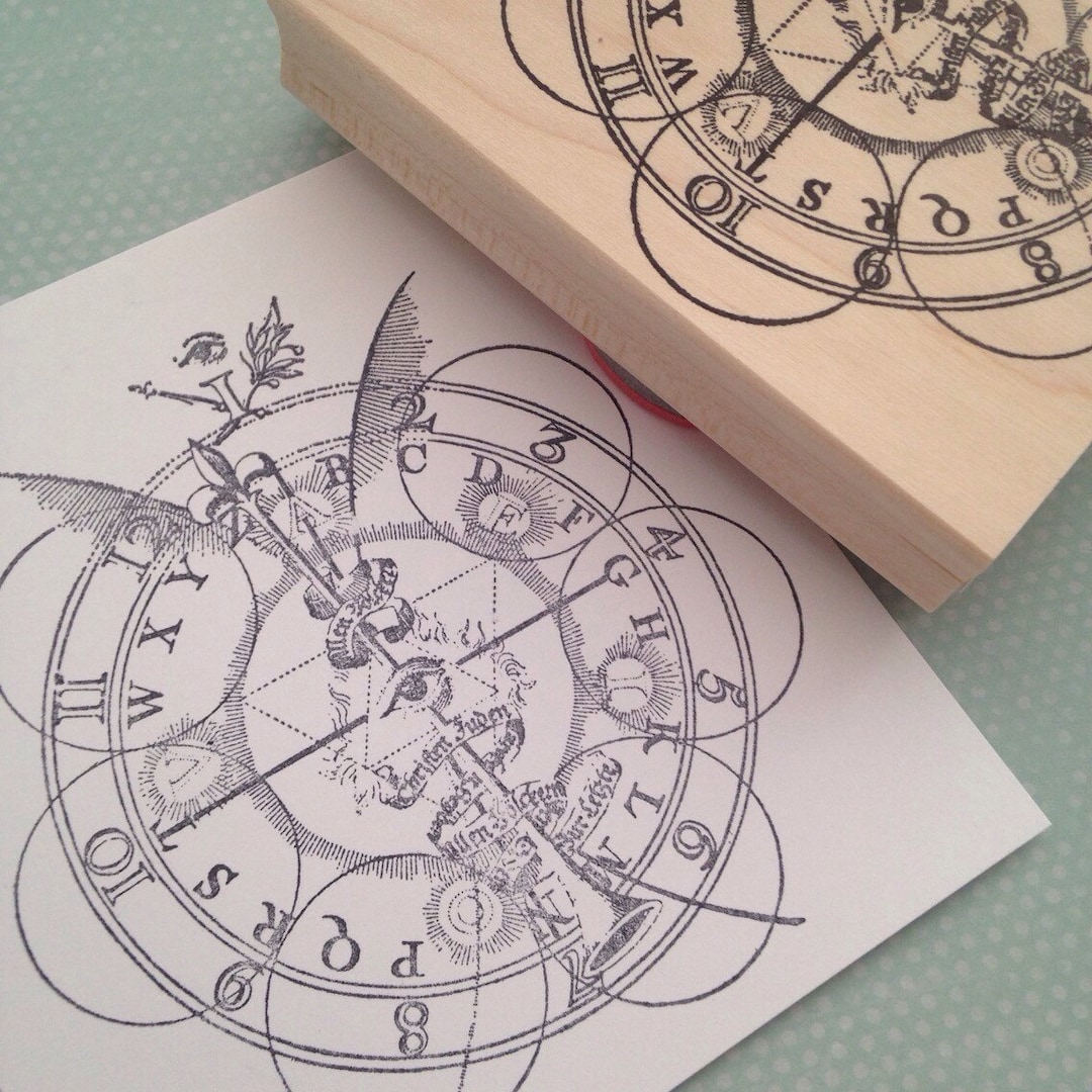 Alchemy Symbols Rubber Stamp 5929Y - Etsy