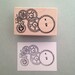 Steampunk Gears Mounted Rubber Stamp 5365 - Etsy