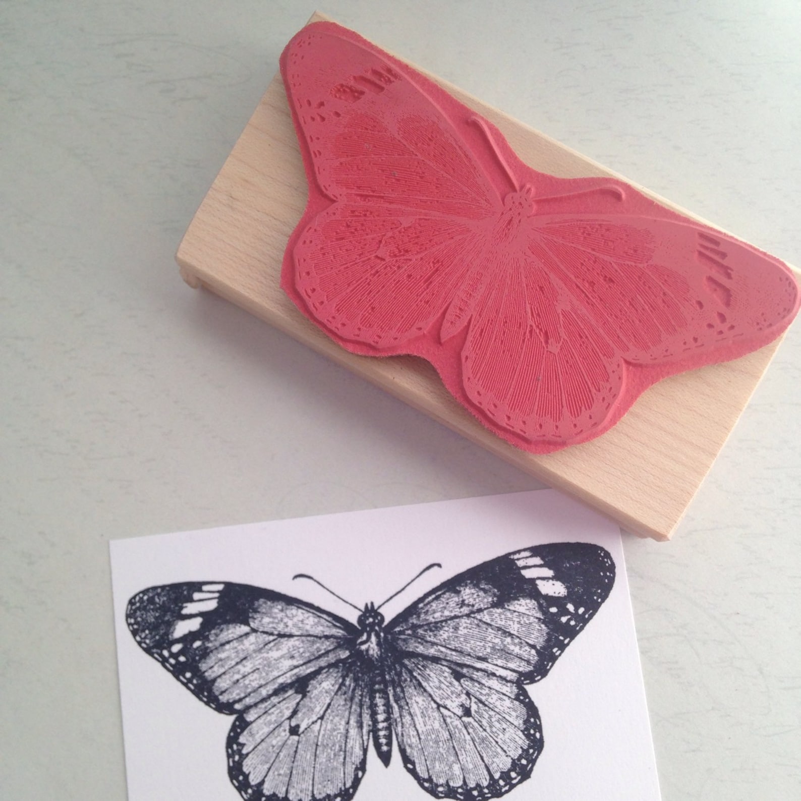 Monarch Butterfly Rubber Stamp for Planners Journals and DIY | Etsy