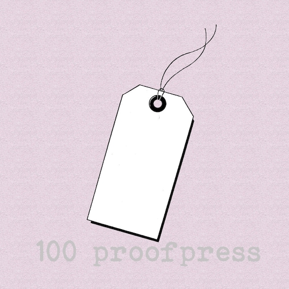 Blank Store Tag Wood Mounted Rubber Stamp 1755 - Etsy