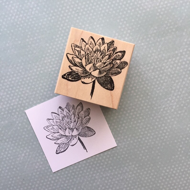 Lily Rubber Stamp 2278 - Etsy