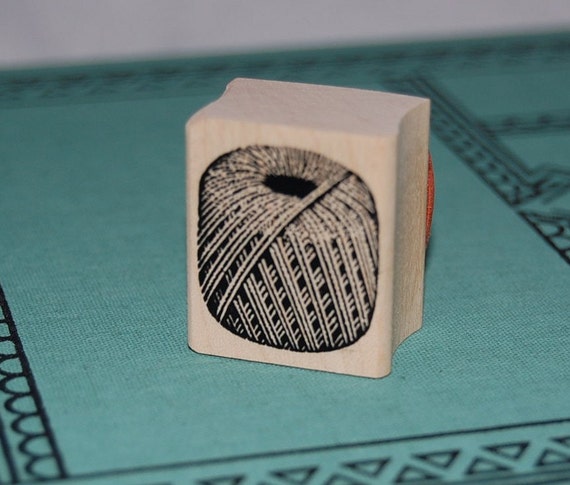 Spool of Thread Wood Mounted Rubber Stamp 1960 | Etsy