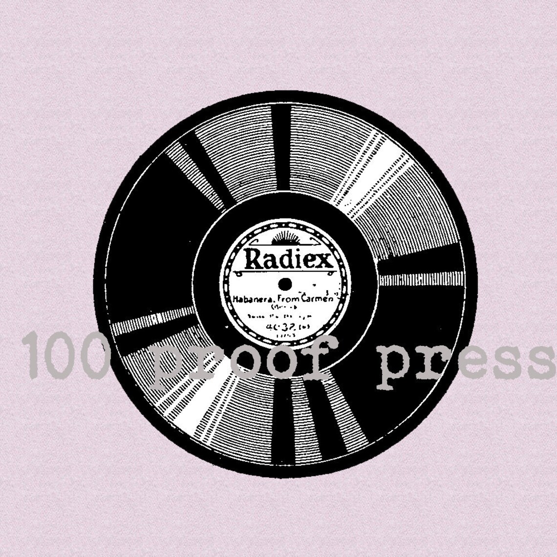 Record Rubber Stamp 2184 - Etsy