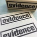 Evidence Rubber Stamp | Etsy
