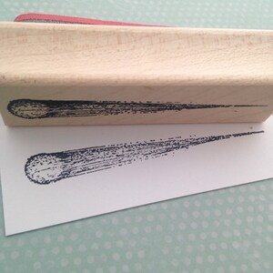 Comet Rubber Stamp 4907 - Etsy