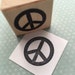 Peace Sign Rubber Stamp 4693 - Etsy