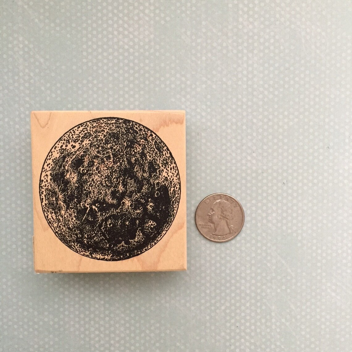 Full Moon Rubber Stamp 5367 - Etsy