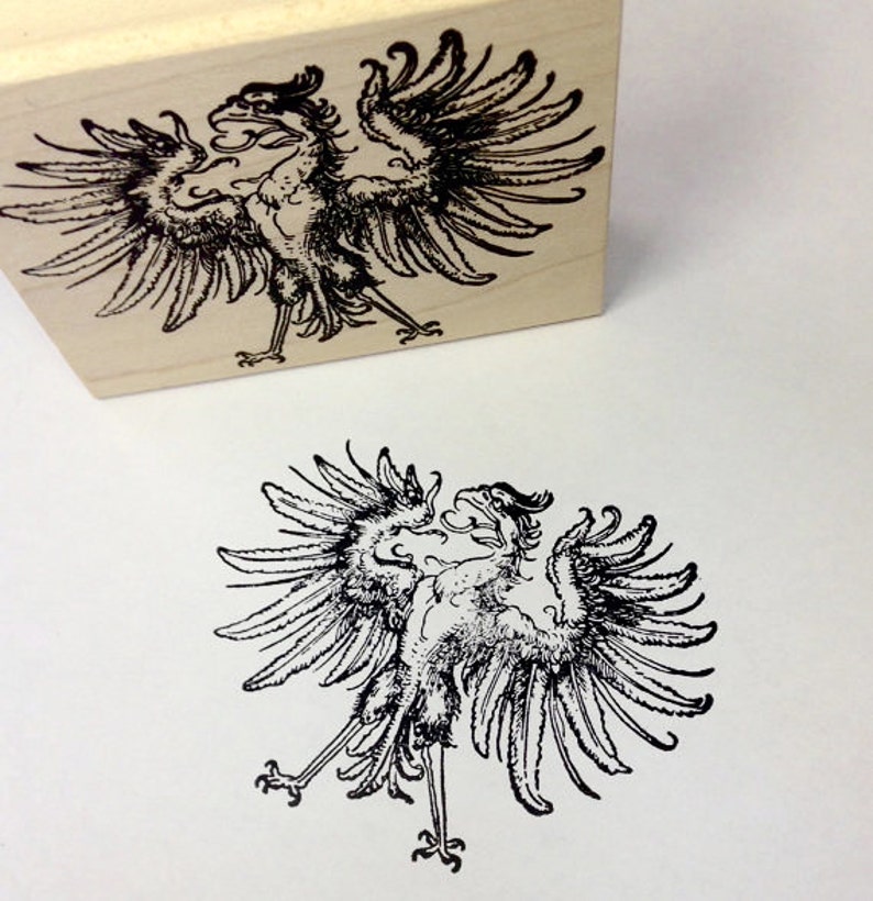 Phoenix Rubber Stamp 5885 - Etsy