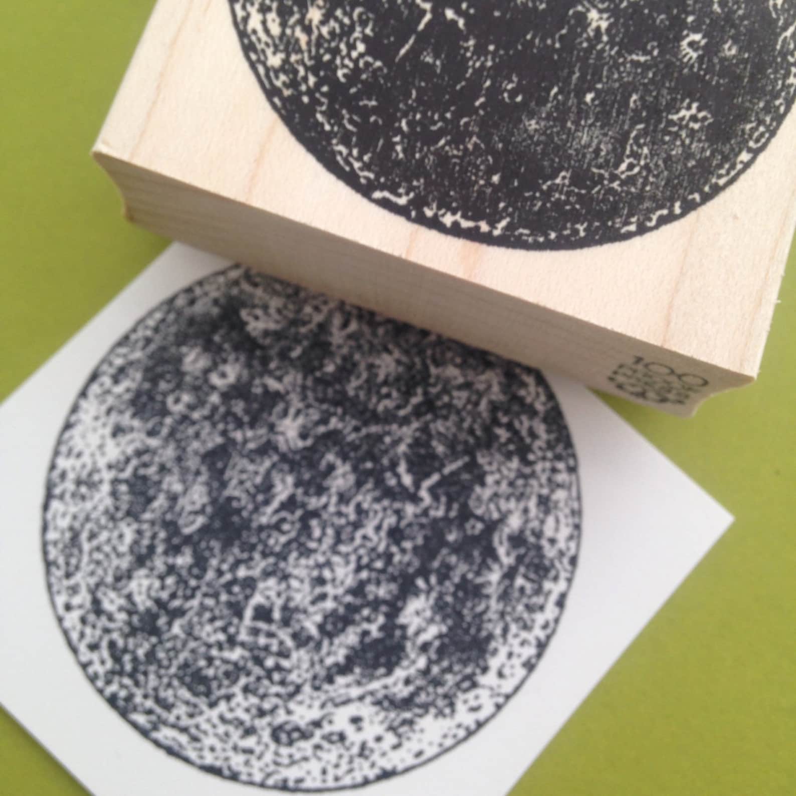 Full Moon Rubber Stamp 5367 - Etsy