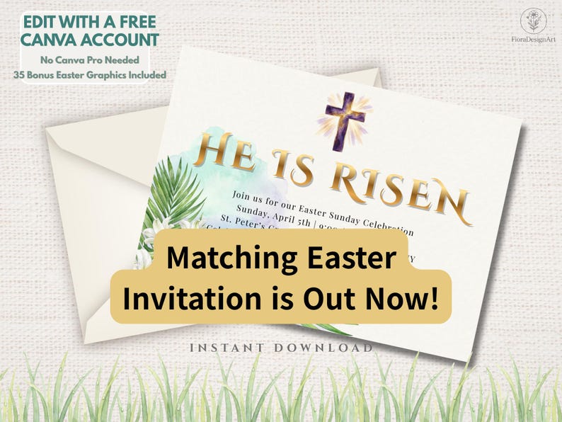 Lent Clipart Bundle, Easter Watercolor PNG, Holy Week Graphics ...