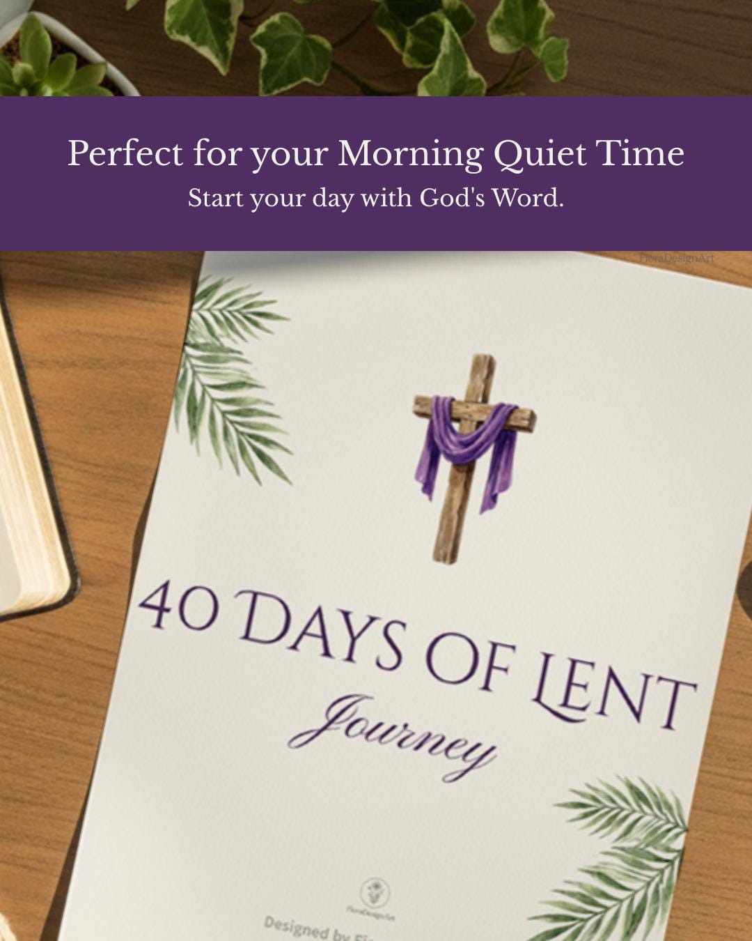 Lent Bible Study 40 Days of Lent Devotional Scripture Writing Journal ...
