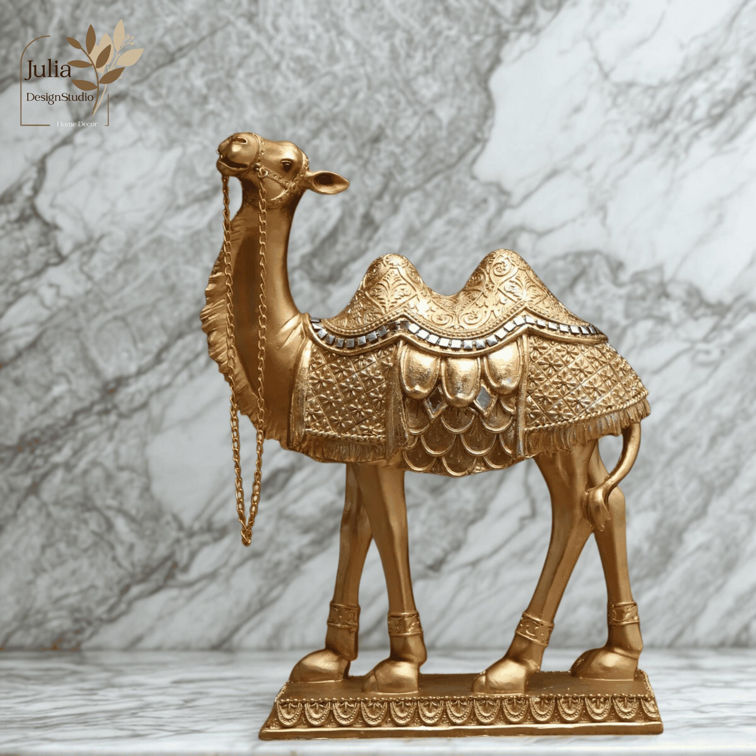 Camel Home Decor Sculpture, Home Decor Sculpture, Gold Sculpture ...