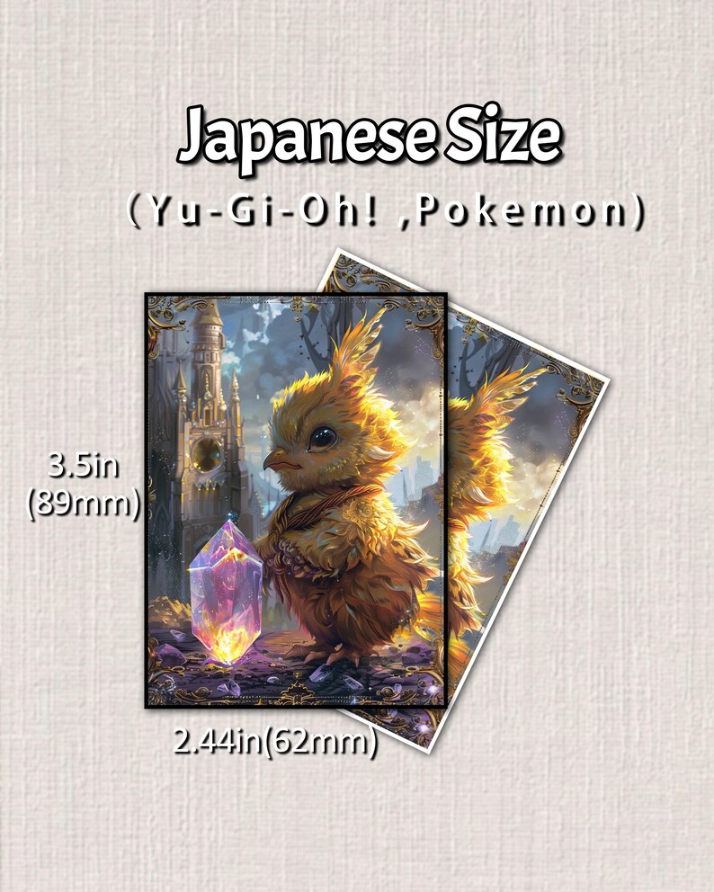 Final Fantasy Card Sleeves, Chocobo Anime MTG Sleeves, Border/finishes ...