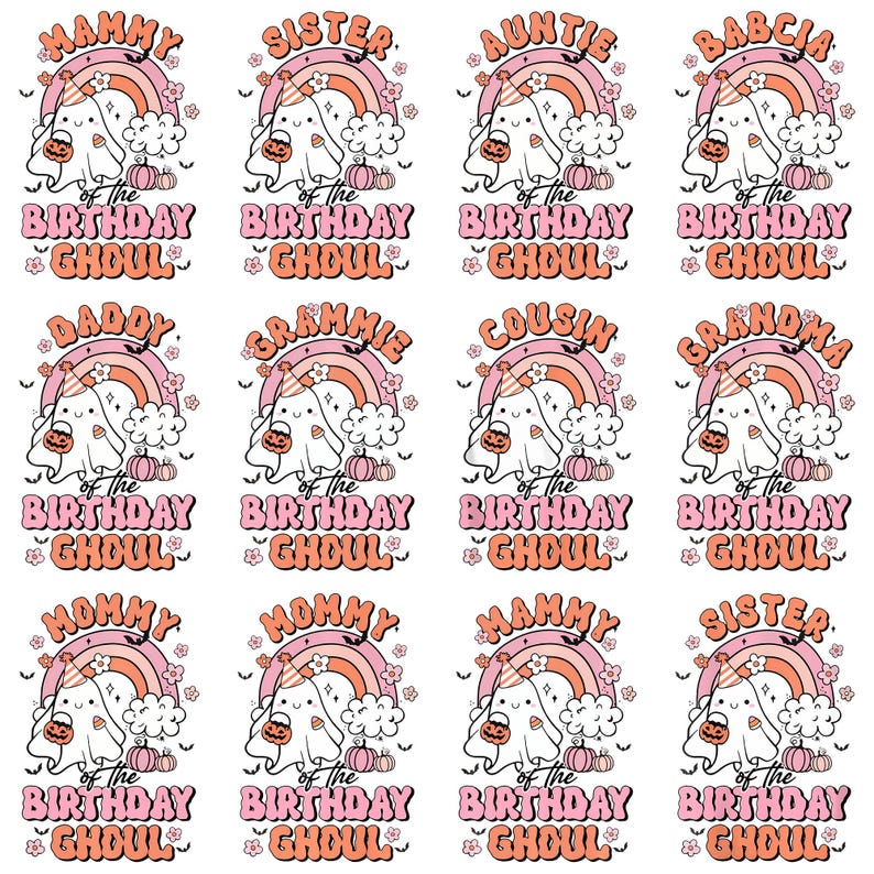 It’s My Birthday Ghoul PNG, Funny Halloween Birthday Png, Matching ...