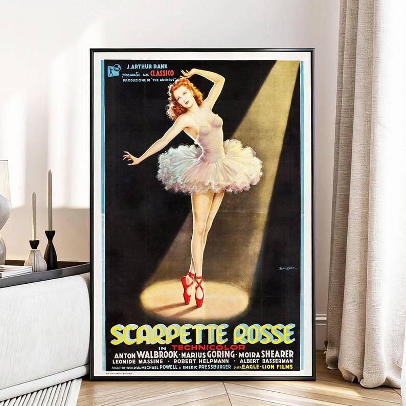 The Red Shoes Movie Poster | Vintage Film Art Printcollectibles - Home ...