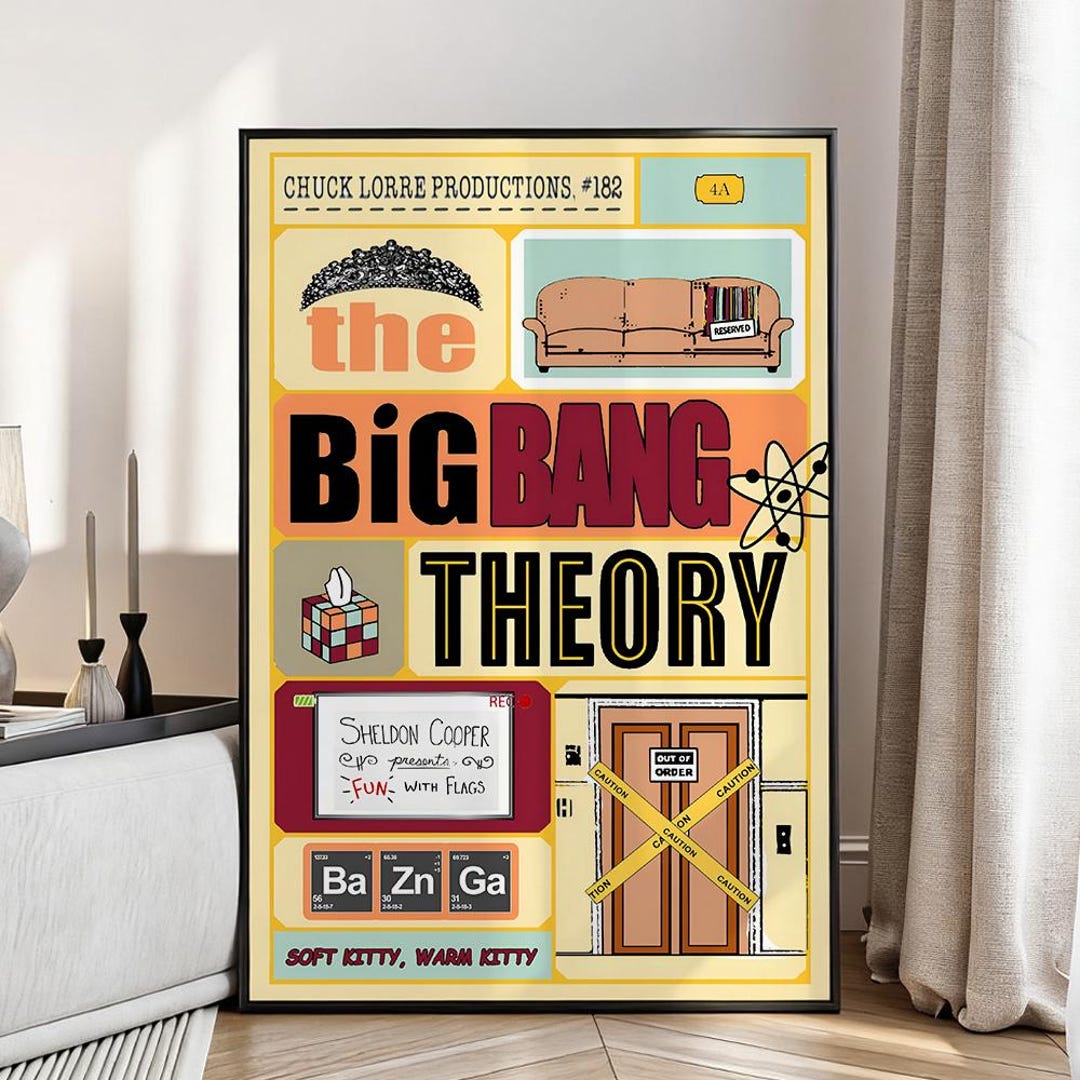 The Big Bang Theory Poster: Movie Art Print, Home Theater ...