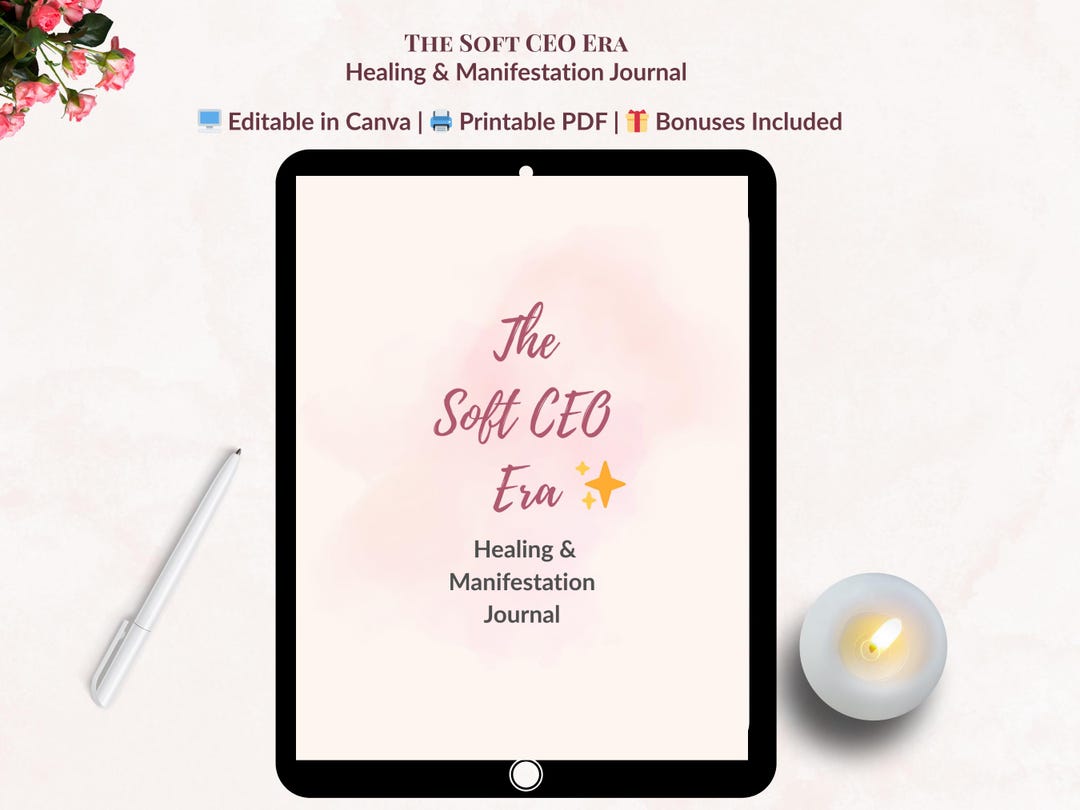 Soft CEO Era Journal: Somatic Healing, Feminine Energy (digital Planner ...