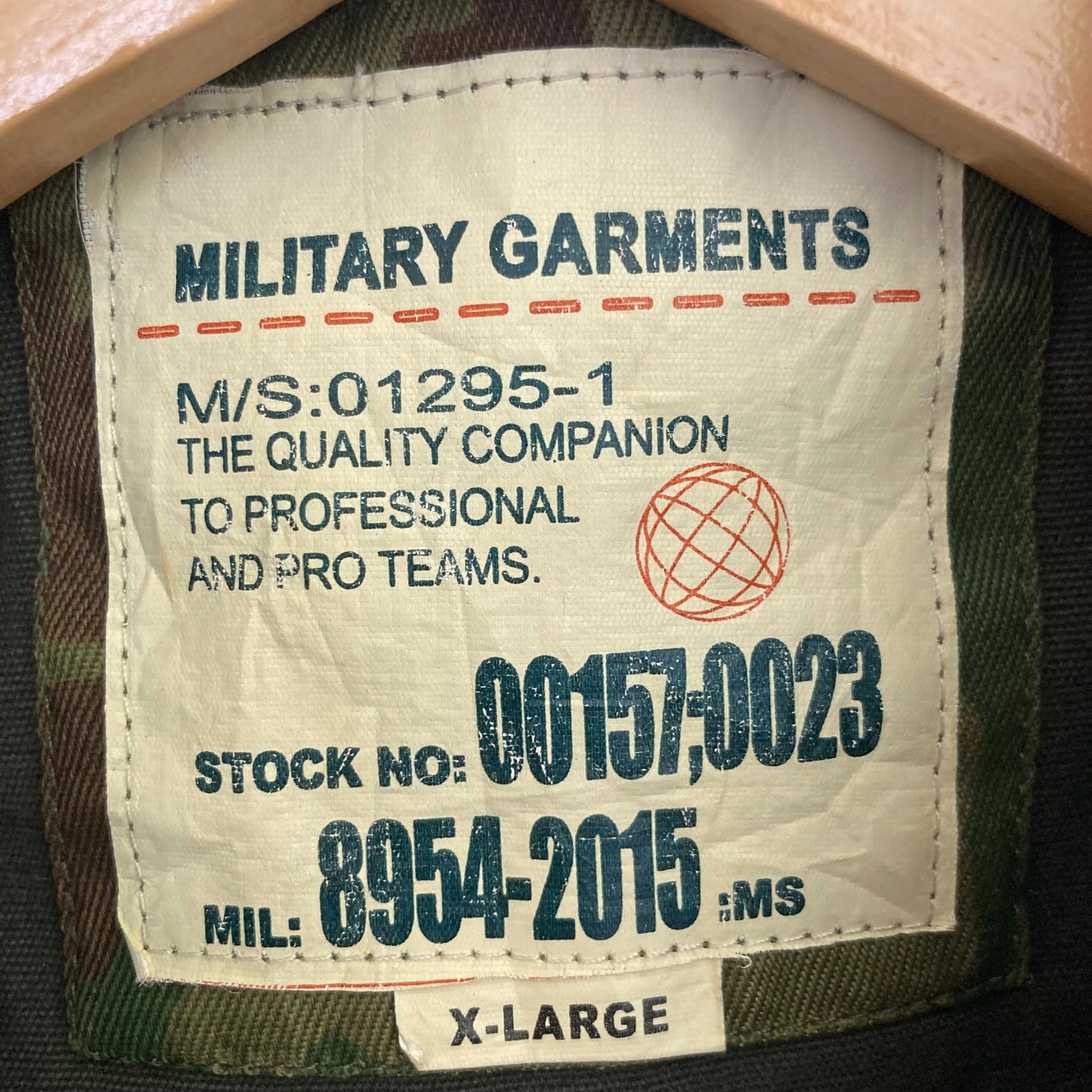 Vintage MILITARY GARMENT Cotton Denim Chore Jacket Button up Military ...