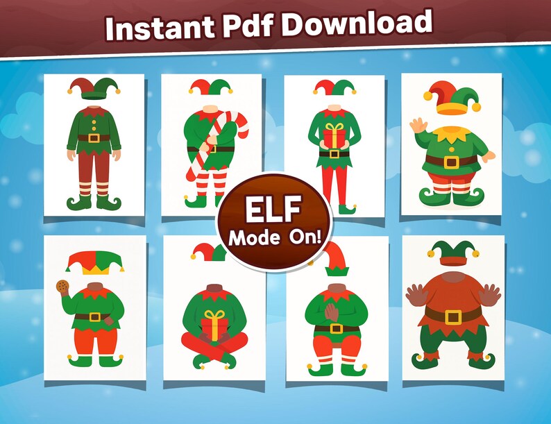 Plantillas imprimibles de cuerpo de elfo: 20 diseños para crear tus ...