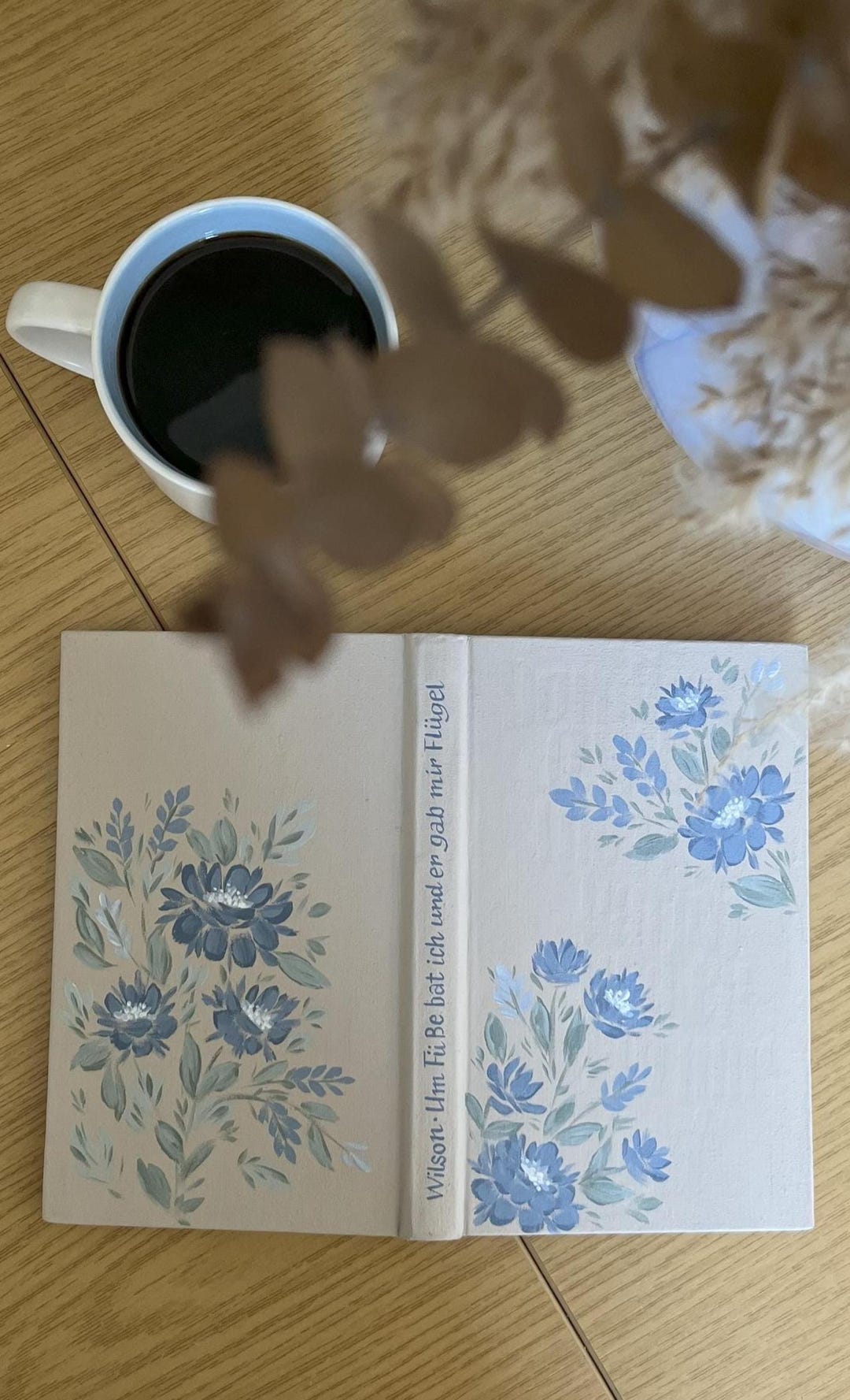 Hand-painted Book Cover – Unique Piece Made From Recycled Books ...