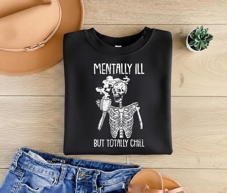 Skeleton Coffee PNG | Funny Chill Skeleton Design | Vintage Grunge ...