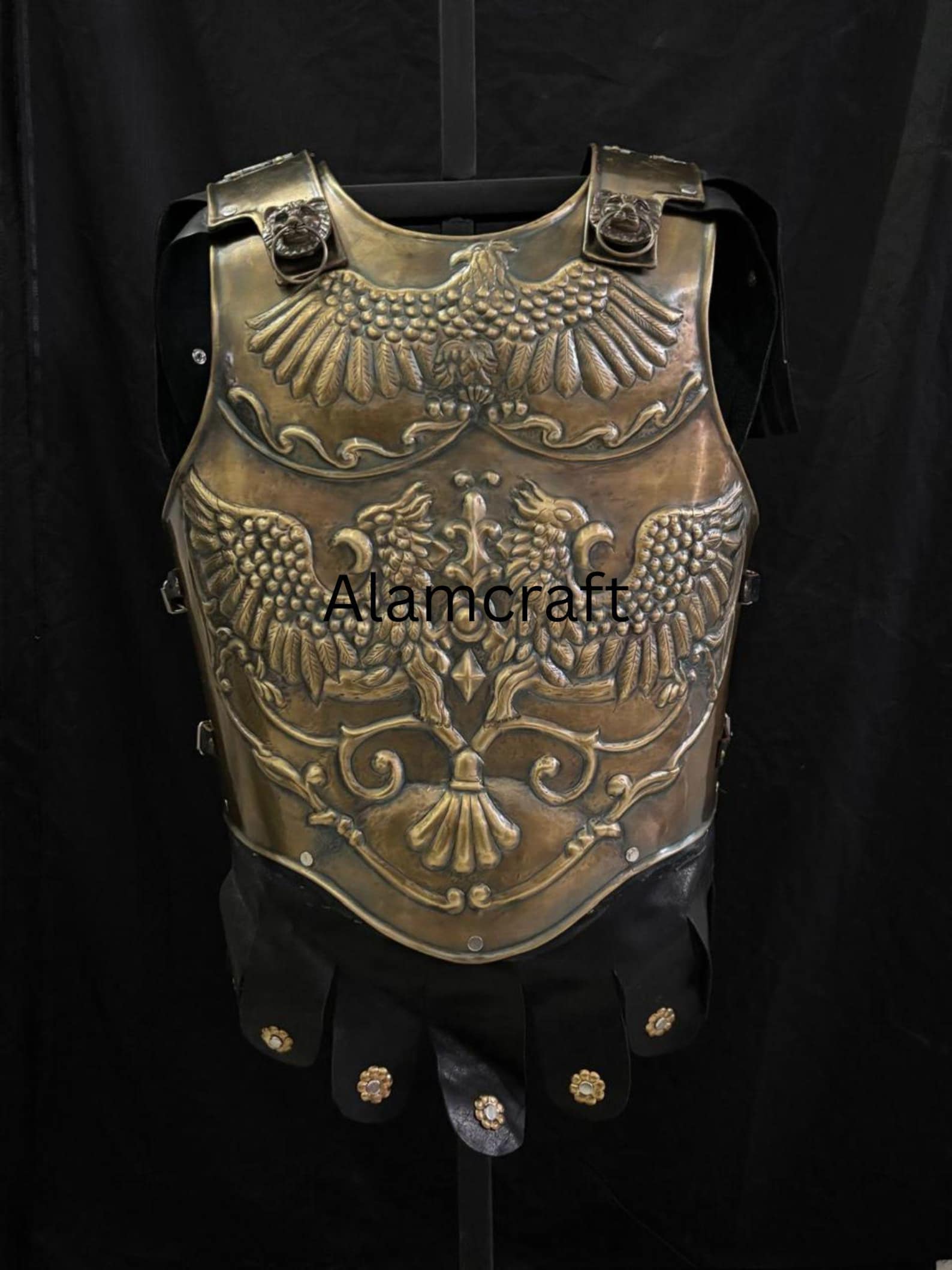 Roman Cuirass Big Eagle Breastplate - Reenactment Cosplay Armor - Etsy