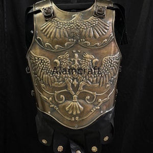 Roman Cuirass Big Eagle Breastplate - Reenactment Cosplay Armor - Etsy