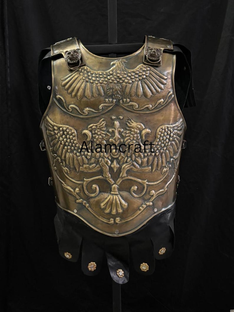 Roman Cuirass Big Eagle Breastplate - Reenactment Cosplay Armor - Etsy