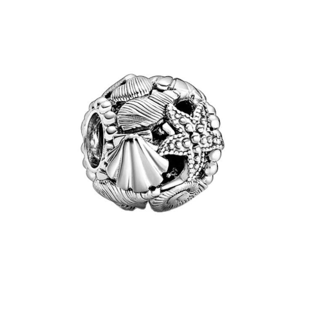 New Pandora Openwork Starfish Shells & Hearts Charm - Etsy