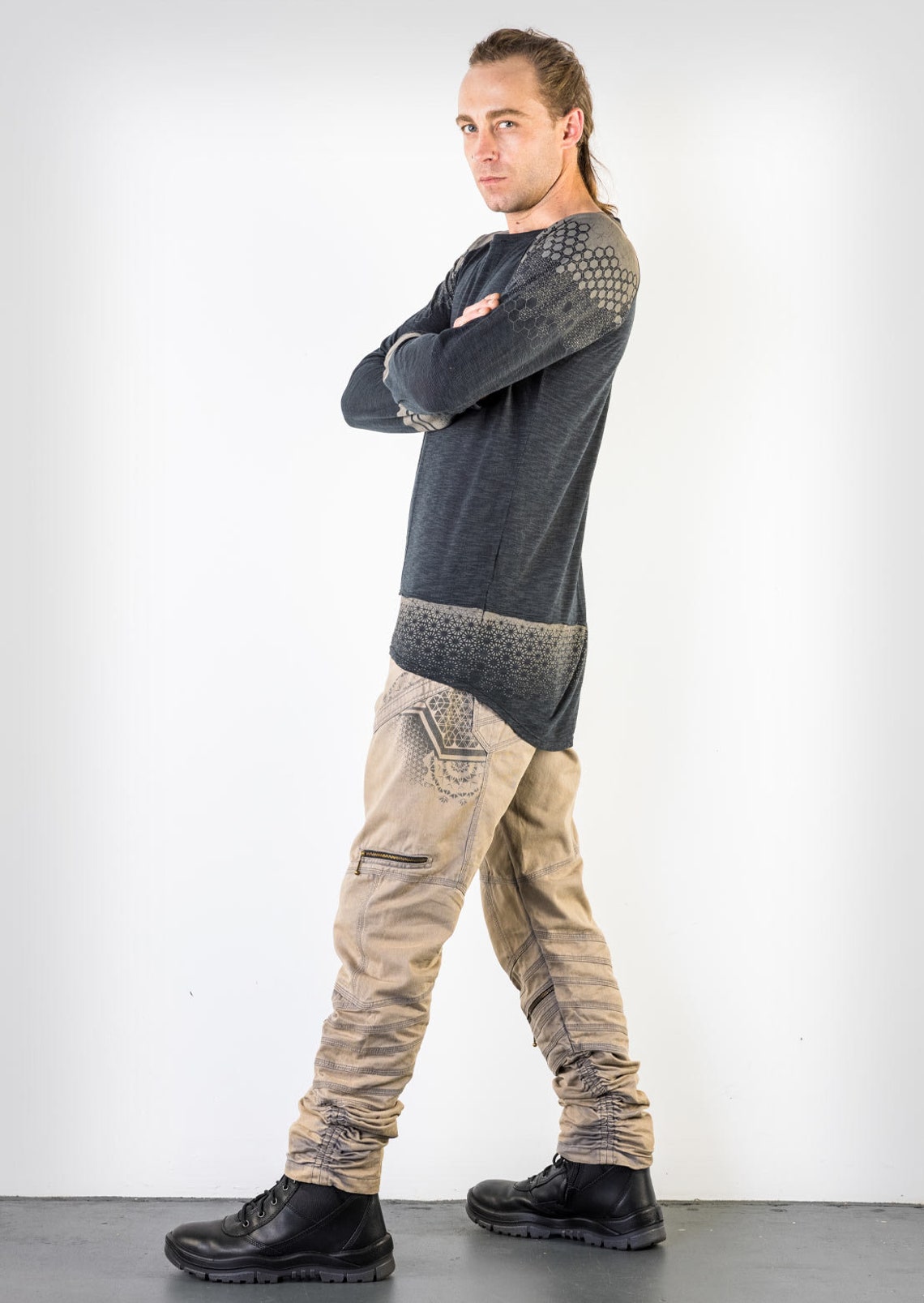 Burn Pants / Unisex Pants / Long Pants / Pants With Print / - Etsy