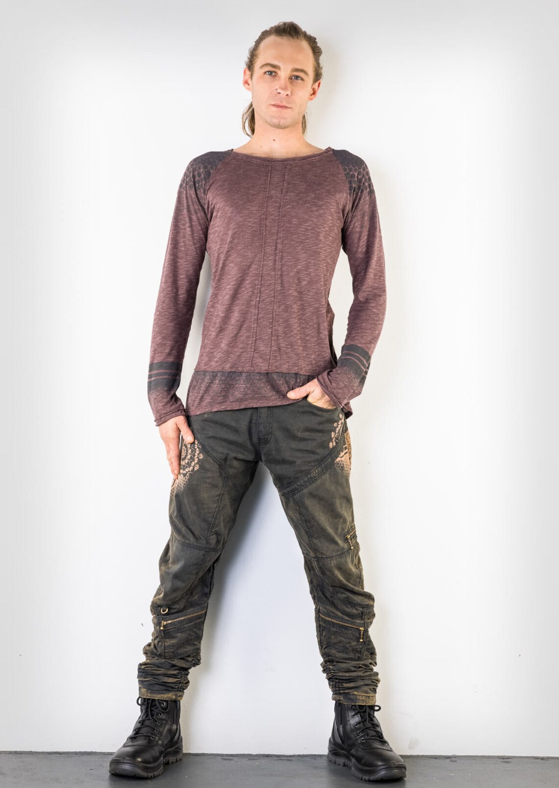 Burn Pants / Unisex Pants / Long Pants / Pants With Print / - Etsy