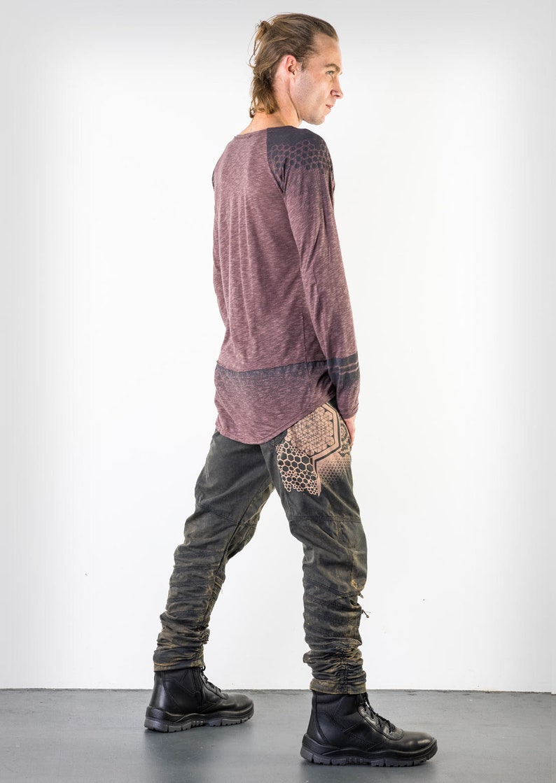 Burn Pants / Unisex Pants / Long Pants / Pants With Print / Festival ...